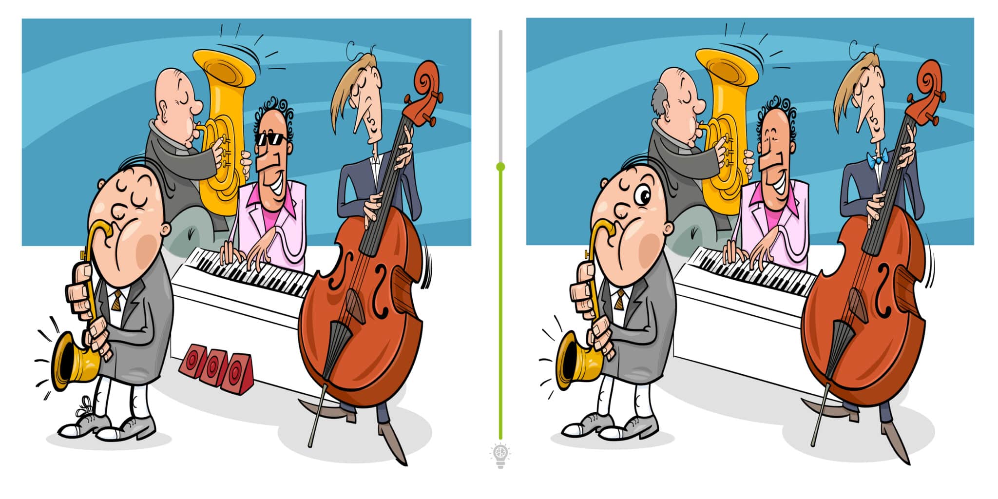 Test d'observation : Trouvez 7 différences entre deux images de groupe ...