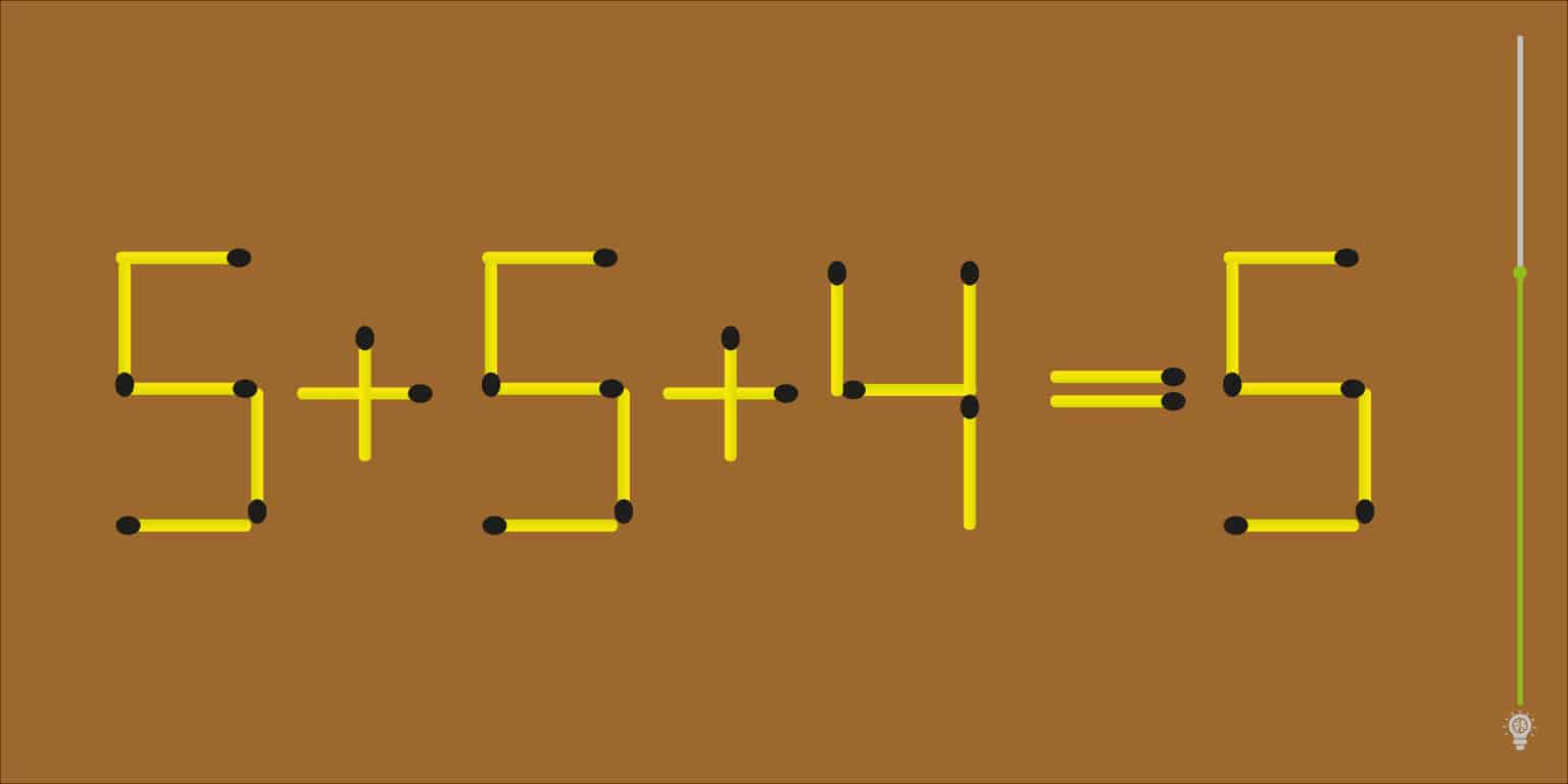 Défi mathématique : Equilibrez l’équation en déplaçant seulement une ...