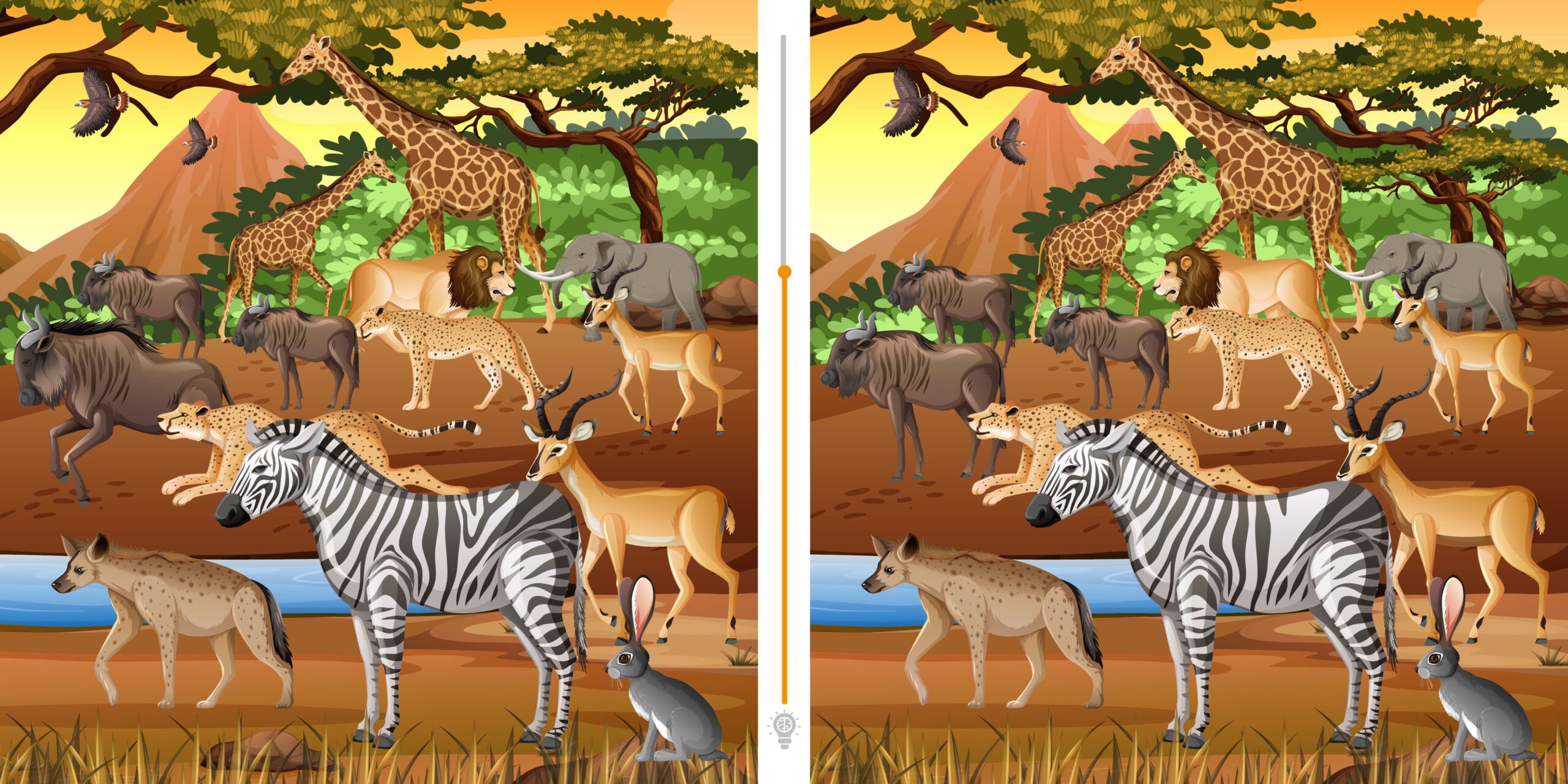 Test de QI : Un génie a dû trouver 12 différences entre les deux photos ...