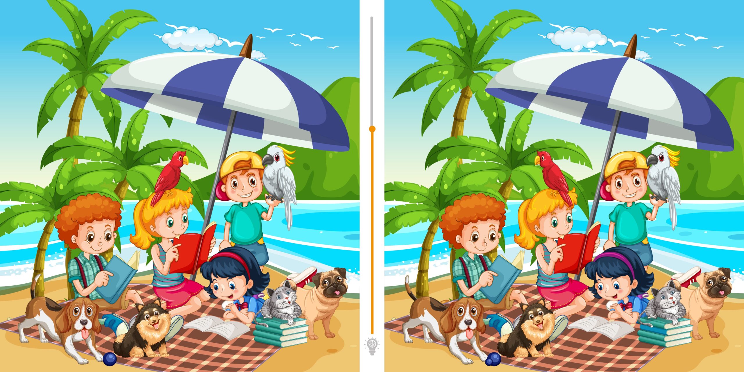 Test visuel : Niveau difficile, allez-vous trouver les 12 différences ...