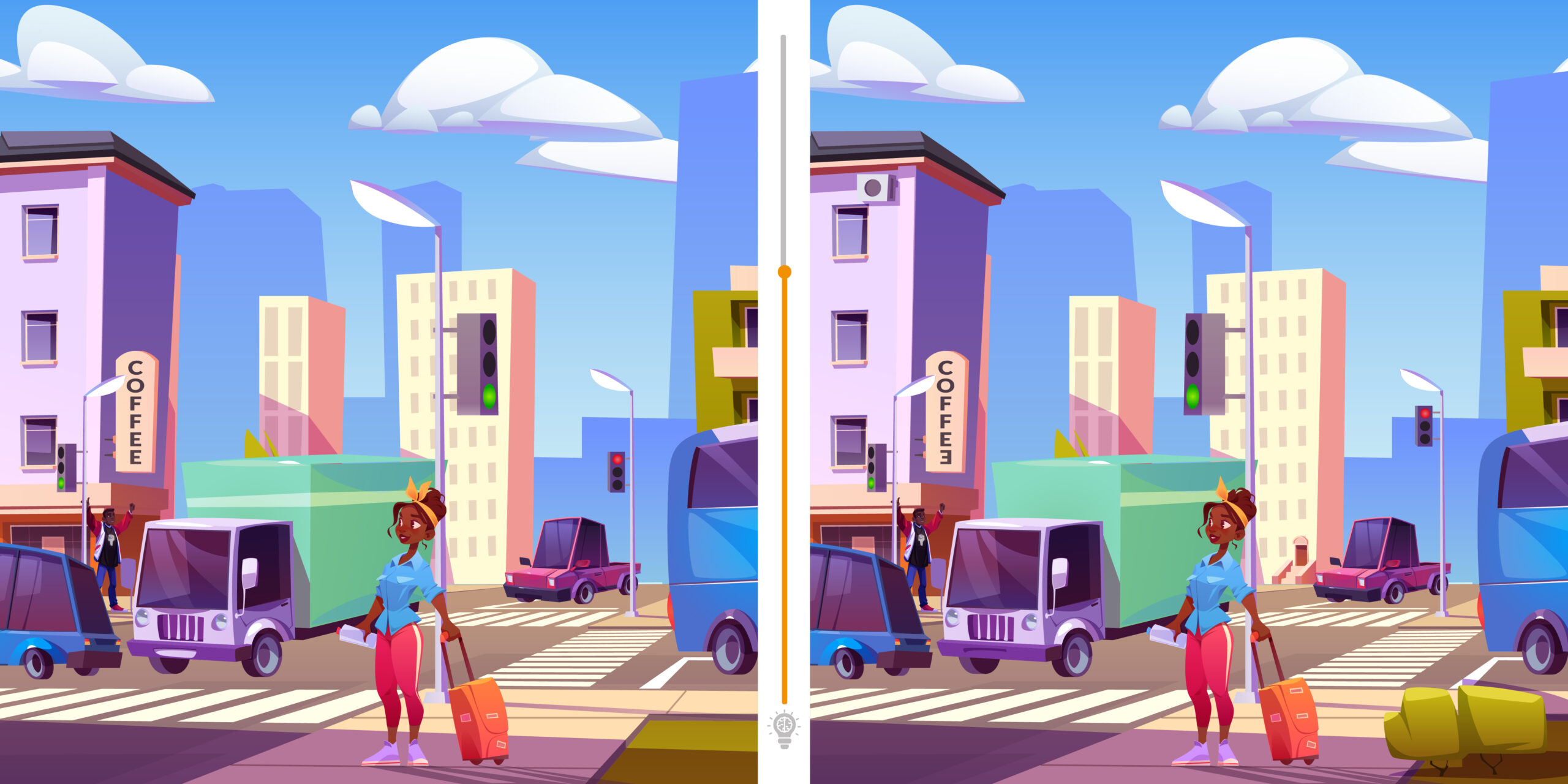 Défi visuel : Saurez-vous trouver les 12 différences entre les deux ...