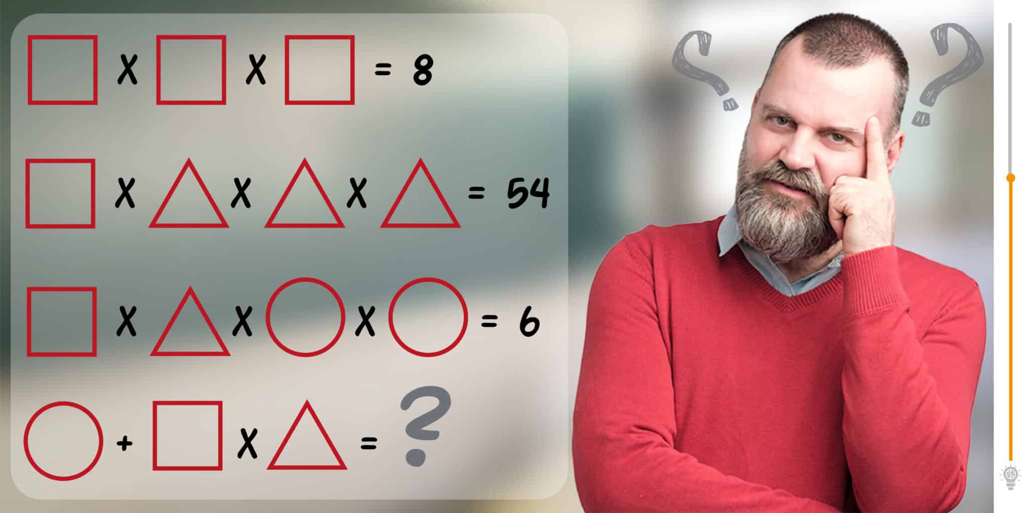 Test de QI : Trouvez la valeur des formes pour évaluer votre logique ...