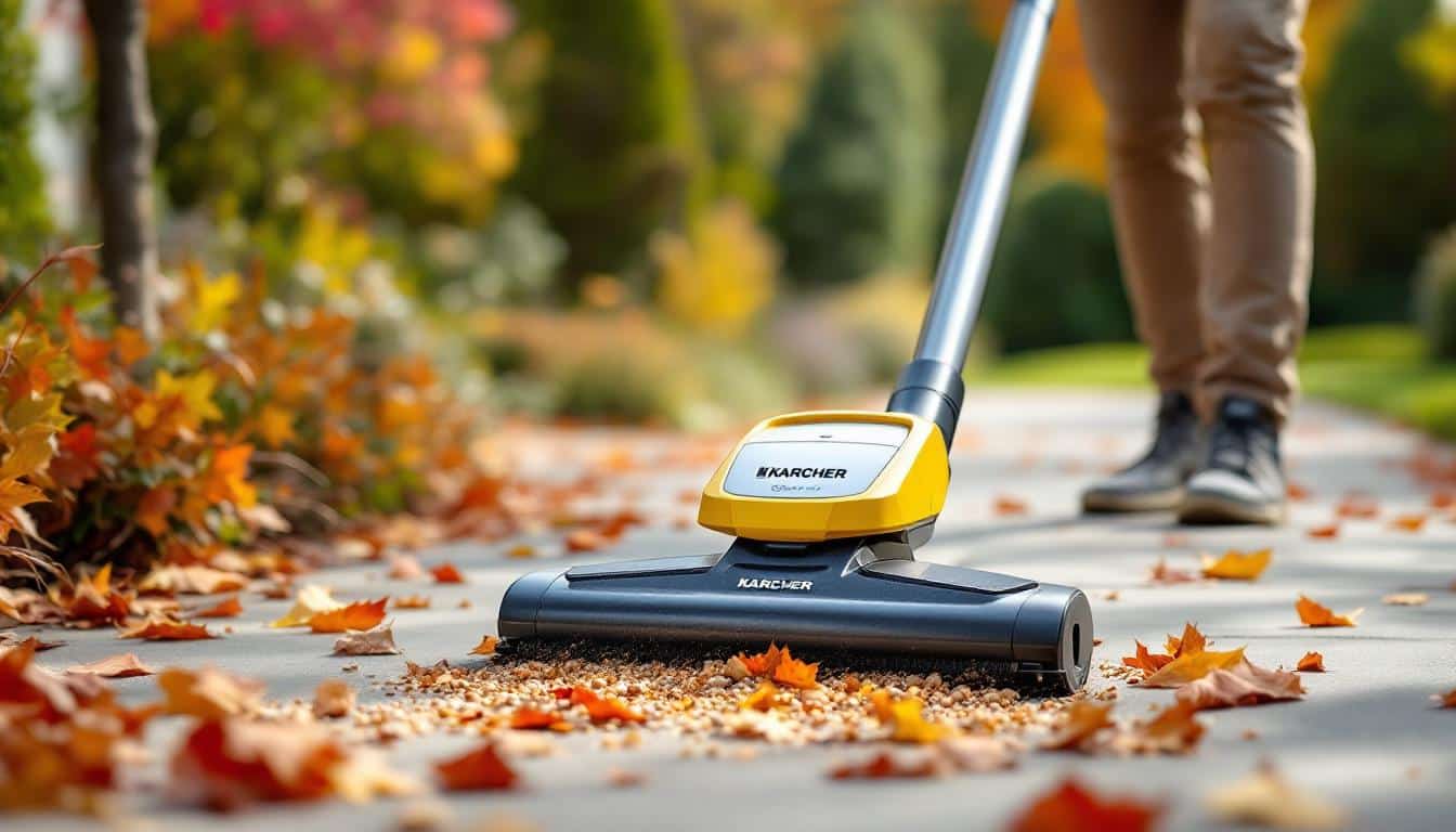 Balayeuse KARCHER à 150 € : dites adieu aux feuilles et gravillons chez ...